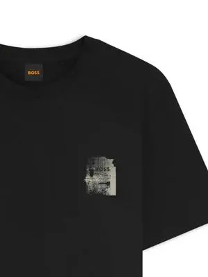BOSS Logo-print Cotton T-shirt