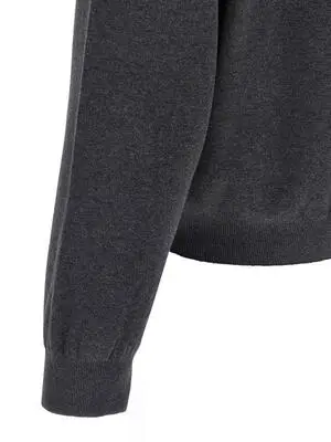 Balenciaga Organic Cotton Half-zip Sweater