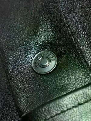 Balenciaga Leather Shirt Jacket