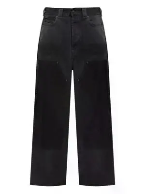 Balenciaga Paneled Jeans - Black