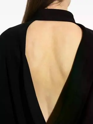 Balenciaga Open-back Midi Shirt Dress