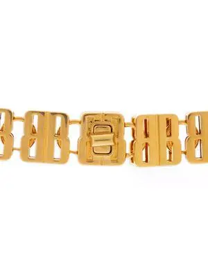 Balenciaga Logo-lettering Nano-link Necklace