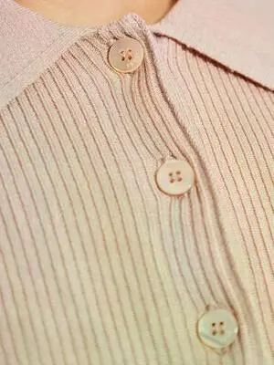 Fendi Wool And Silk Ribbed Knit Dress