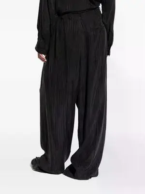 Balenciaga Striped Drawstring Trousers