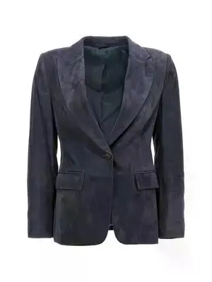 Brunello Cucinelli Single-breasted Suede Blazer