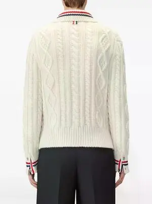 Thom Browne Cashmere Aran Cable-knit Sweater
