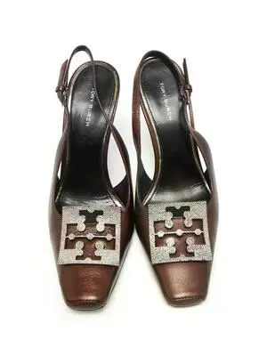 Tory Burch Embellished Slingback Pumps
