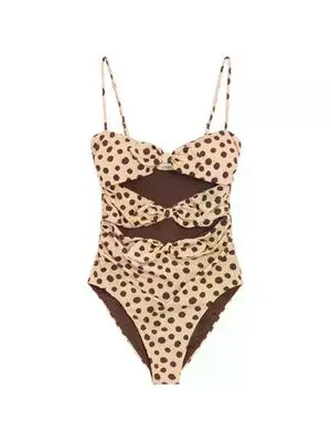 Valentino Garavani Lycra One-piece Swimsuit - Neutrals