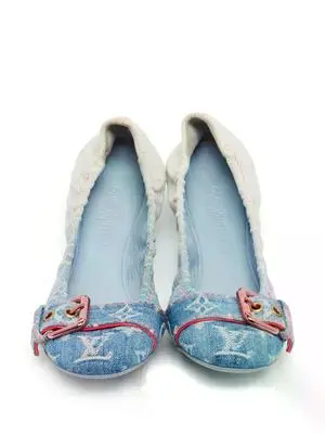 LOUIS VUITTON Monogram Ballet Flats