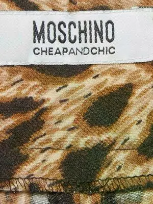 Moschino Animal Print Tailored Trousers