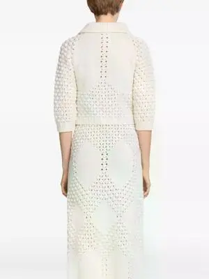 Elie Saab Polo Collar Sweater