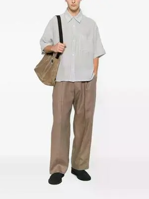 WON HUNDRED Striped Short-sleeve Shirt
