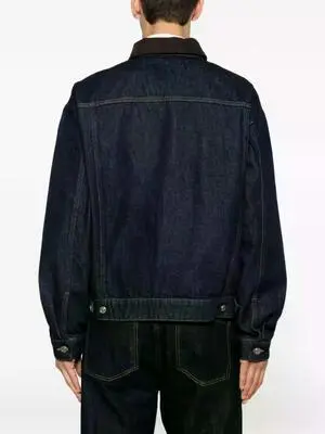 Nn07 Roy 1882 Corduroy-collar Denim Jacket