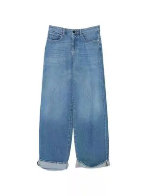 Emporio Armani Wide-leg Jeans - Blue