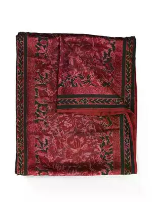 Kenzo Floral-print Scarf - Red