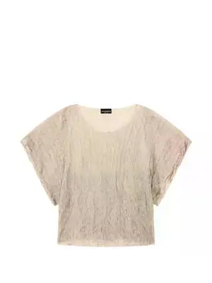 Emporio Armani Brushed Jacquard T-shirt