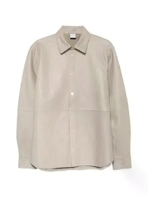 WON HUNDRED Long-sleeve Leather Shirt
