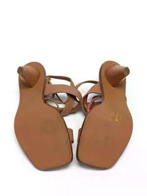 Stella McCartney Faux Leather Ankle Strap Sandals