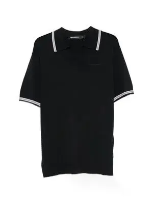 Karl Lagerfeld Tipped-collar Short-sleeve Polo Shirt