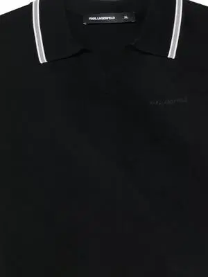 Karl Lagerfeld Tipped-collar Short-sleeve Polo Shirt