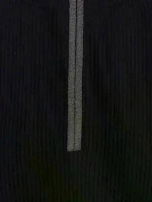Brunello Cucinelli Monili-embellished Ribbed Knit Sweater