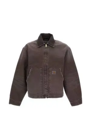 Carhartt Work In Progress Distressed Corduroy-collar Jacket