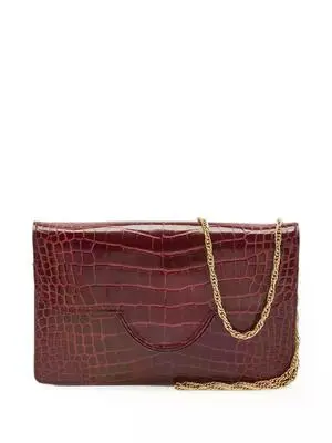 ASPINAL OF LONDON Ava Croc-embossed Shoulder Bag