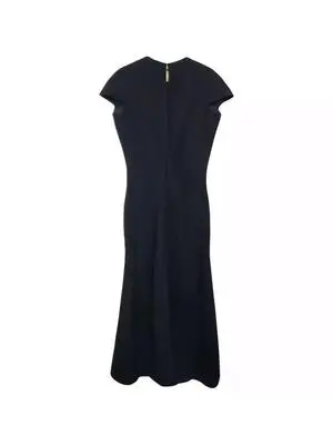 JIL SANDER Cap-sleeve Wool Maxi Dress