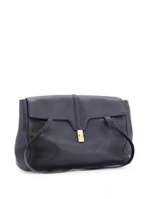 Celine Soft 16 Shoulder Bag In Grained Calfskin