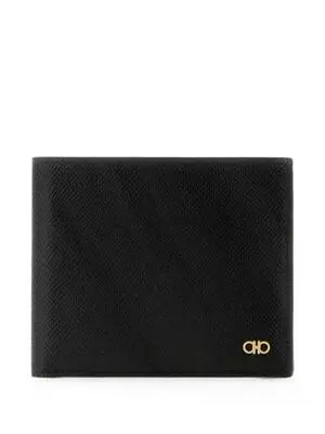FERRAGAMO Gancini Bifold Wallet - Black