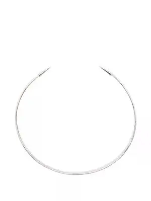 LAG WORLD Spike Choker Necklace - Silver