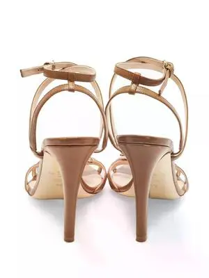 Etro Butterfly Embellished Ankle Strap Stiletto Sandals