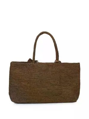 AFAR Woven Raffia Shoulder Bag
