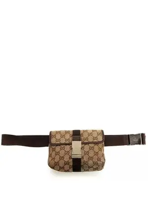 Gucci Gg Canvas Belt Bag - Neutrals
