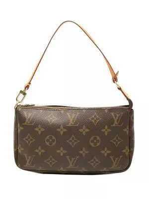LOUIS VUITTON Monogram Pochette Accessoires Shoulder Bag - Brown