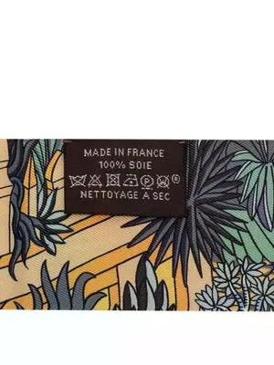 Hermès 20th Century Animapolis Silk Twilly Scarf Scarves
