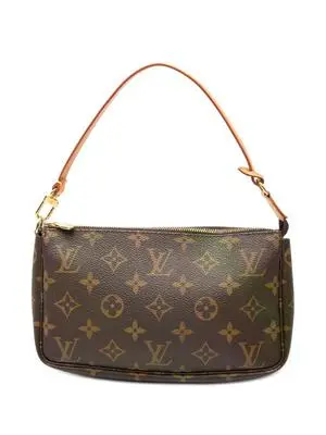 LOUIS VUITTON Monogram Pochette Accessoires Shoulder Bag - Brown