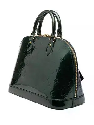 LOUIS VUITTON Monogram Vernis Alma Pm Handbag