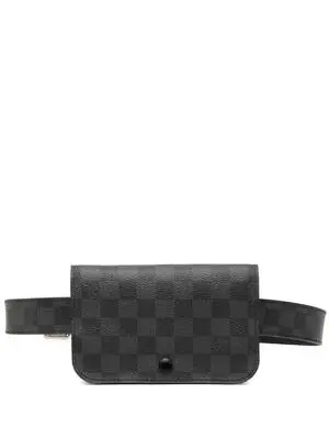 LOUIS VUITTON Damier Graphite Pochette Homme Belt Bag - Black