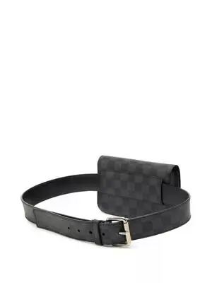 LOUIS VUITTON Damier Graphite Pochette Homme Belt Bag - Black