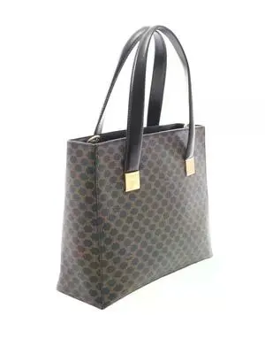 Celine Macadam Coated Canvas Handbag
