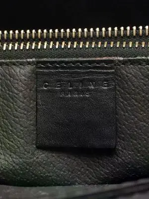 Celine Macadam Coated Canvas Handbag