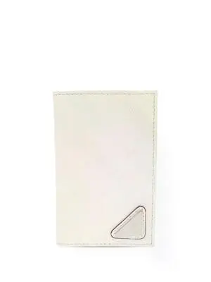 Prada 2013-2026 Saffiano Card Holder - White