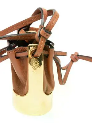 Loewe Leather Balloon Bag Pendant Necklace