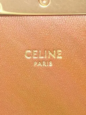 Celine Triomphe Crossbody Bag - White