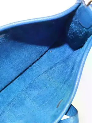 Hermès Clemence Evelyne Amazon Tpm 16 Crossbody Bag - Blue