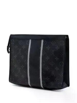 LOUIS VUITTON Monogram Eclipse Pochette Voyage Mm Clutch Bag