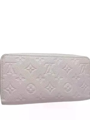 LOUIS VUITTON 2021-2026 Monogram Empreinte Zippy Wallet Long Wallets - Grey