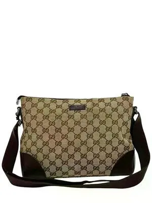 Gucci Gg Canvas Crossbody Bag - Neutrals