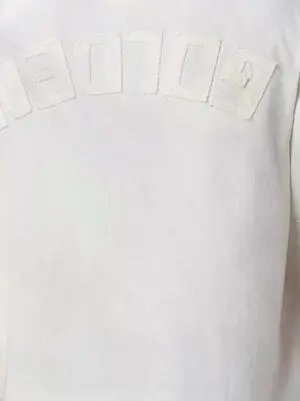 GOLDEN GOOSE Logo-patch Distressed T-shirt